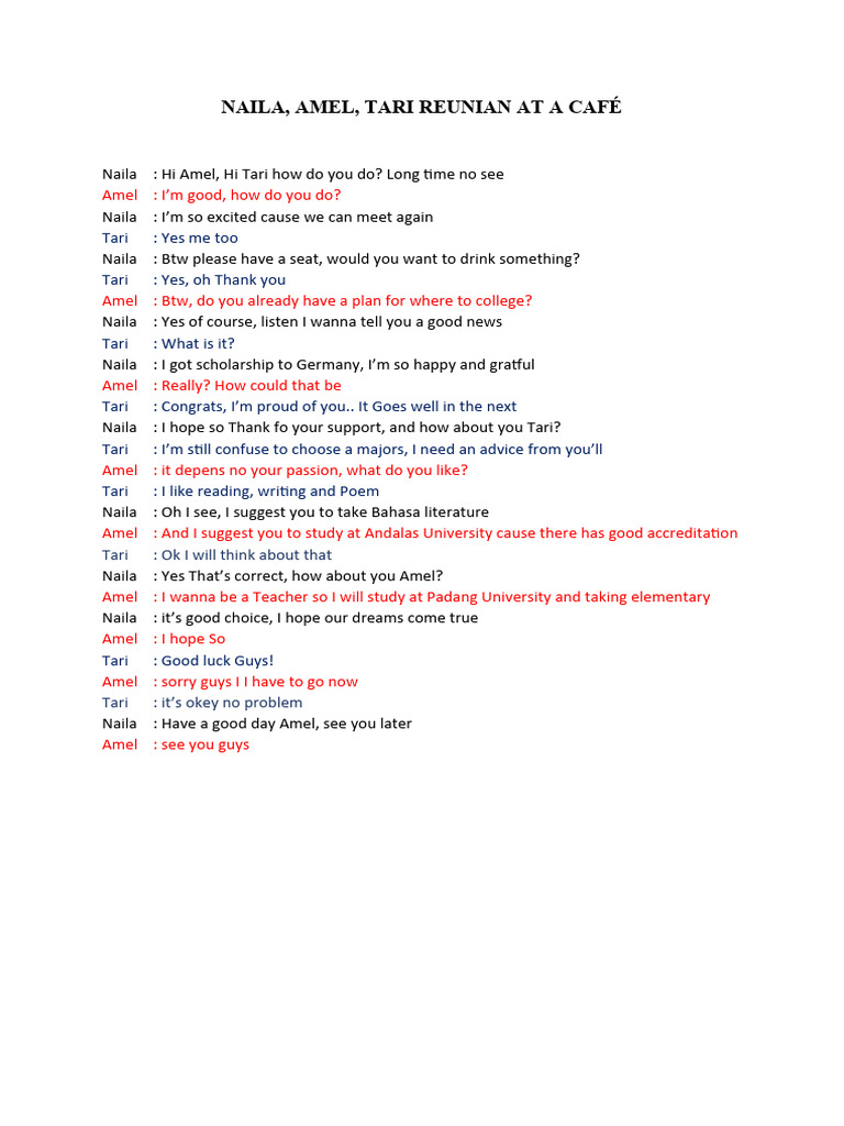 Conversation English | PDF