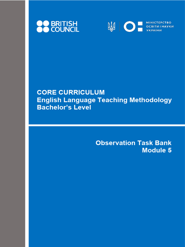 Observation Task (Module 5) | PDF | Educational Technology | Teachers