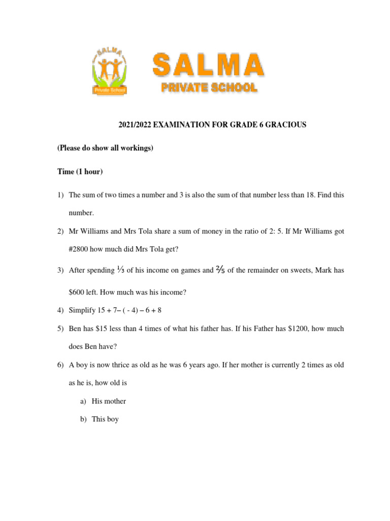 Exam 6 | PDF | Area | Mathematical Objects