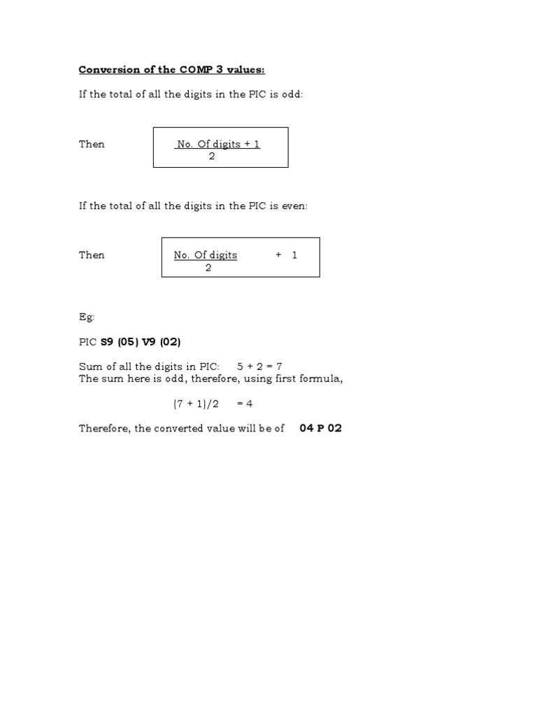 PIC CONVERSION Document | PDF