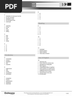 B1PLUS UNIT 6 Test Answer Key Higher | PDF | Learning | Cognition