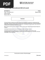 IGCSE 0580 Complete Topic Checklist 2025-2027 | PDF