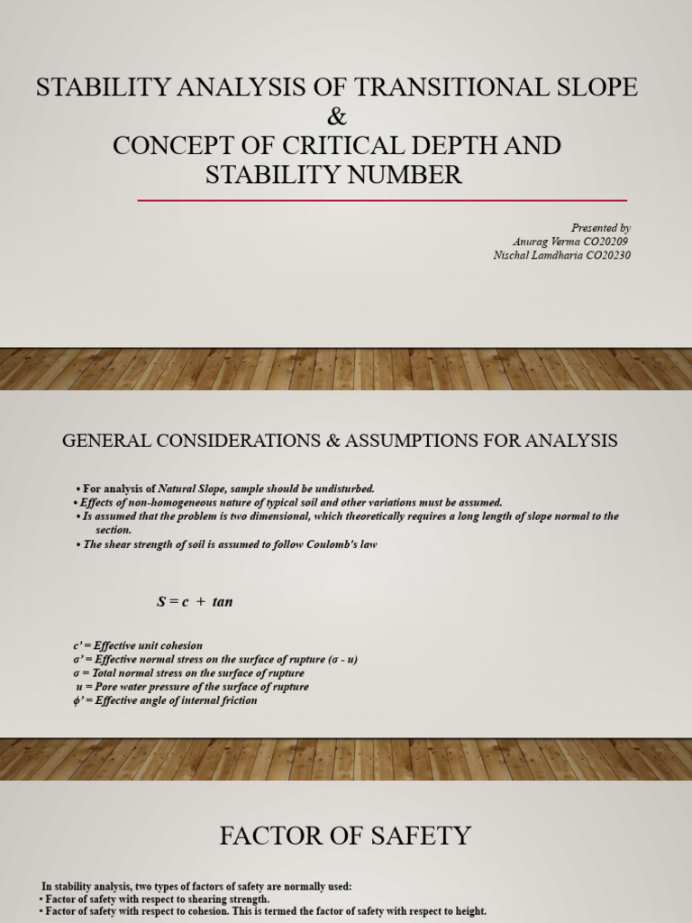Stability Analysis of Transational Slope | PDF | Stress (Mechanics ...