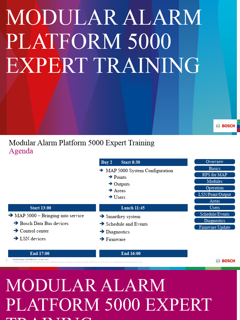 Modular Alarm Platform 5000 Expert Training 2019 en v1 | PDF | Security ...