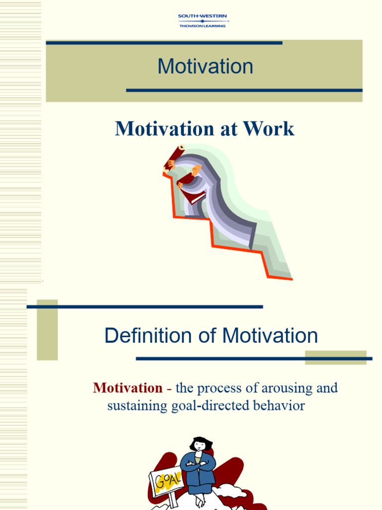 Motivation at Workplace | PDF | Motivational | Motivation
