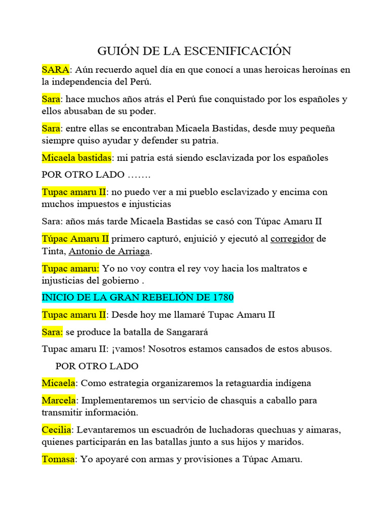 GUION de DPSC 2 | PDF | Conflictos del segundo milenio | Perú