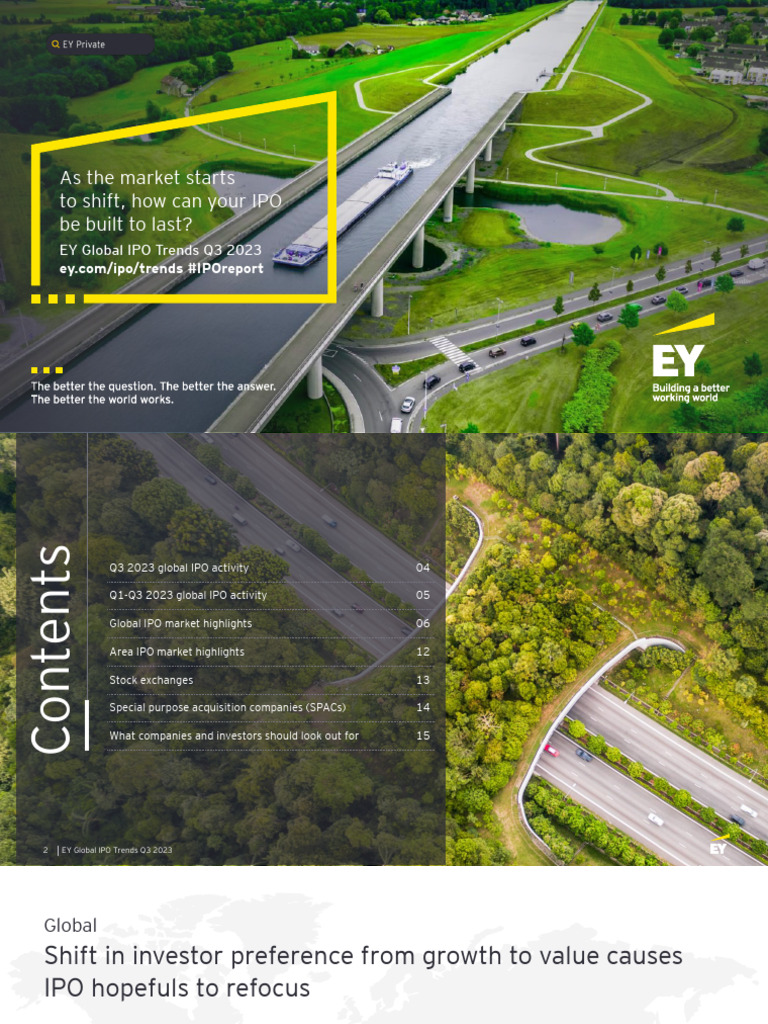 Ey Global Ipo Trends 2023 q3 v1 | PDF | Initial Public Offering ...