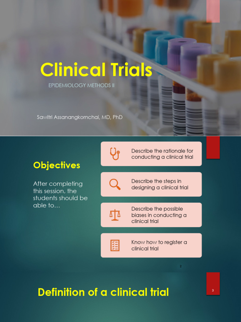 Clinical Trial Lecture 2023 | PDF | Clinical Trial | Randomized ...