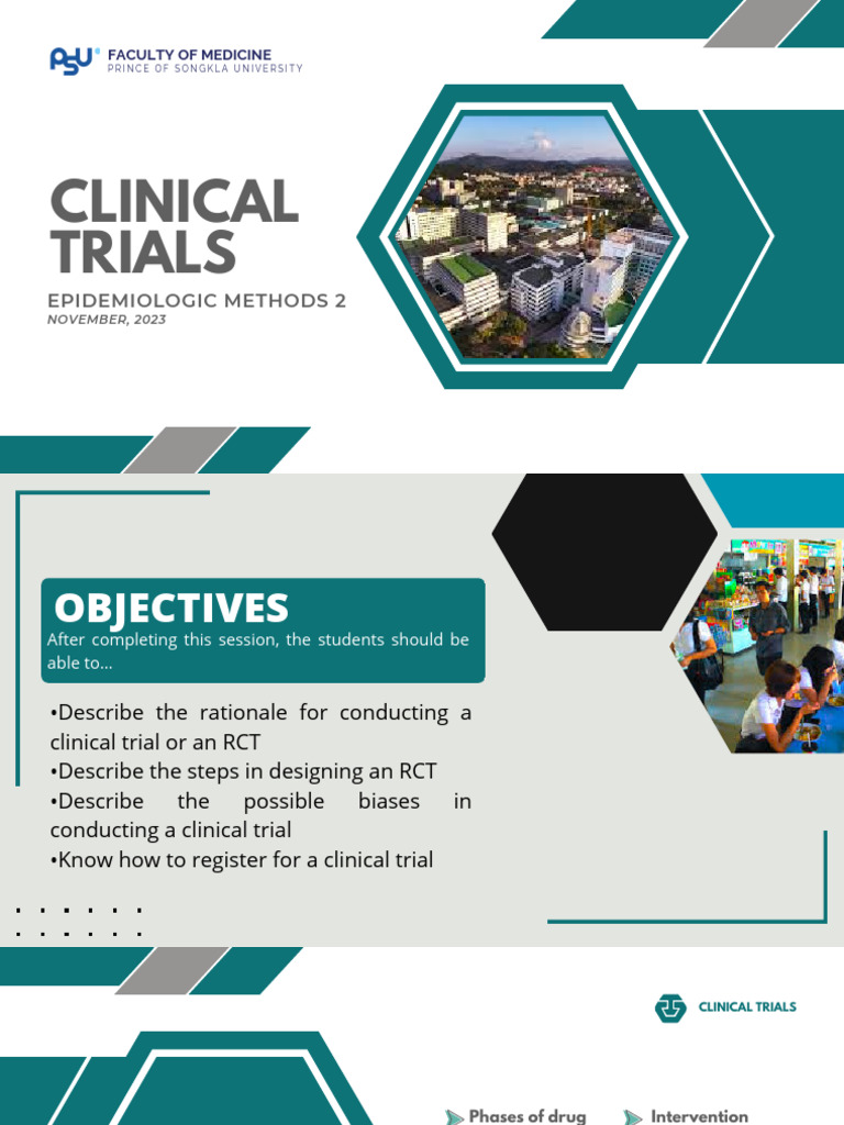 Clinical Trials Lecture PPT New | PDF | Phases Of Clinical Research ...