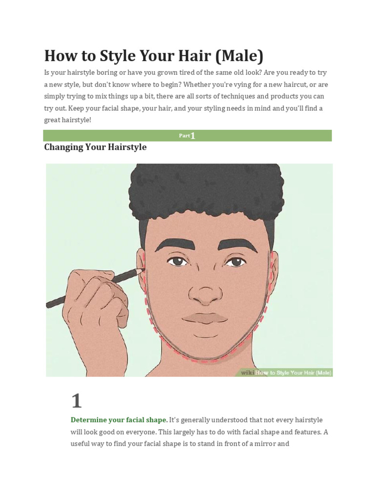 How To Style Your Hair | PDF | Hairstyle | Hair