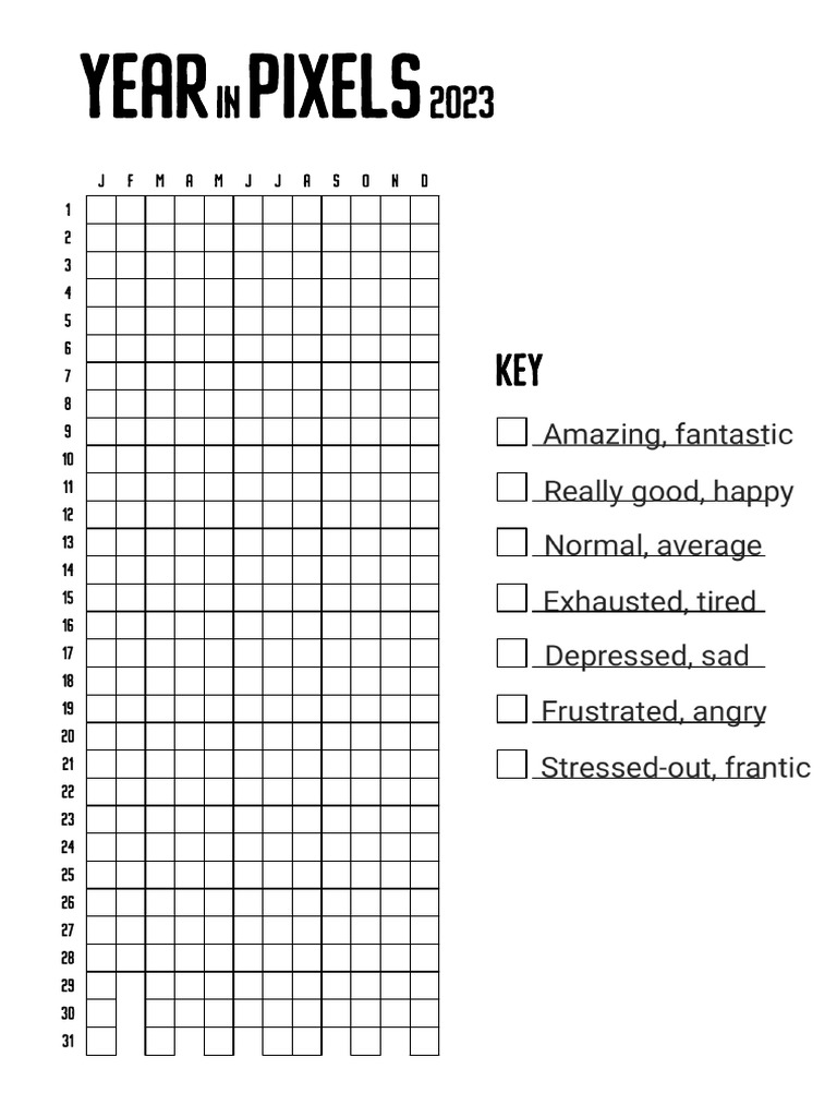 Year in Pixels | PDF