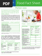 Baker Institute Factsheet Portion Plate Guide | PDF | Salad | Vegetables
