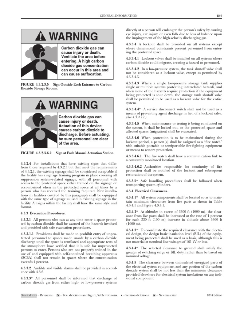 Nfpa 12 2018 12 | PDF | Insulator (Electricity) | Valve