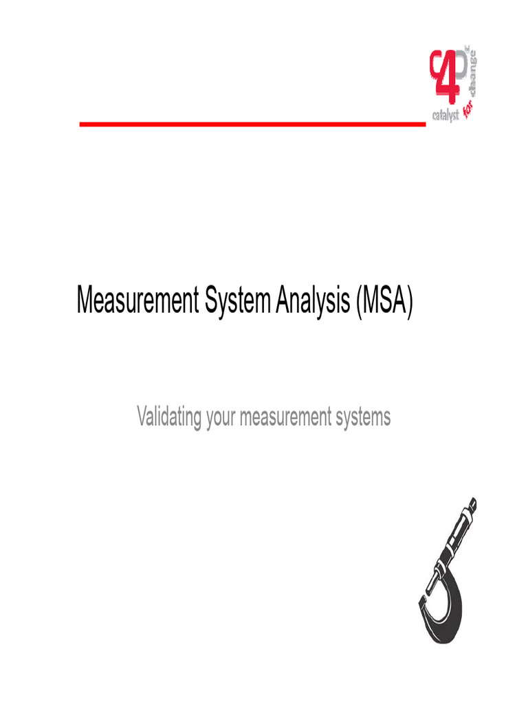 Measurement System Analysis Training | PDF | Accuracy And Precision ...