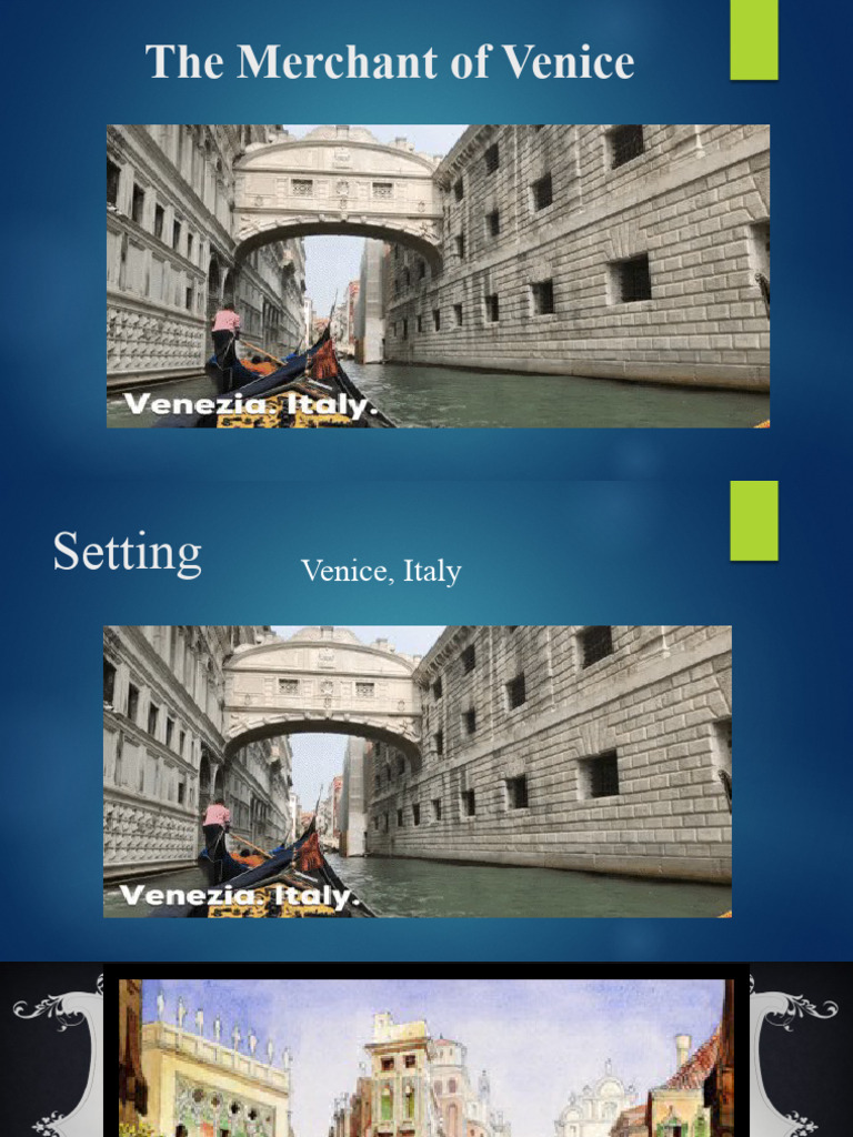 Act 1 Scenes 1& 2 | PDF | Shylock | The Merchant Of Venice