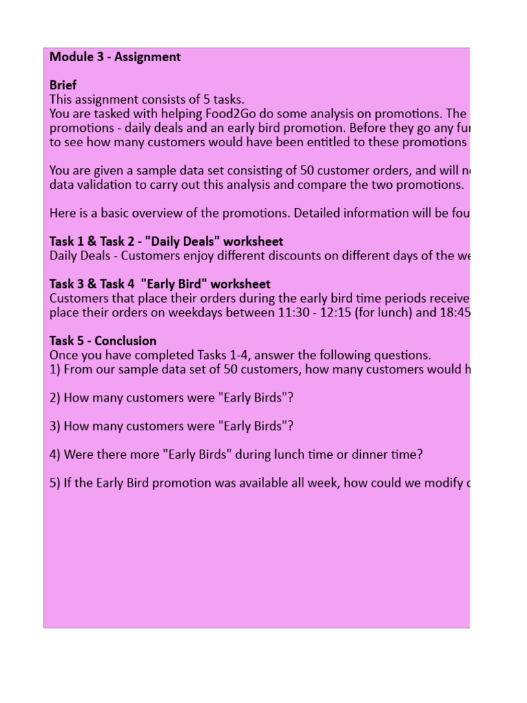 Module 3 Assignment | PDF