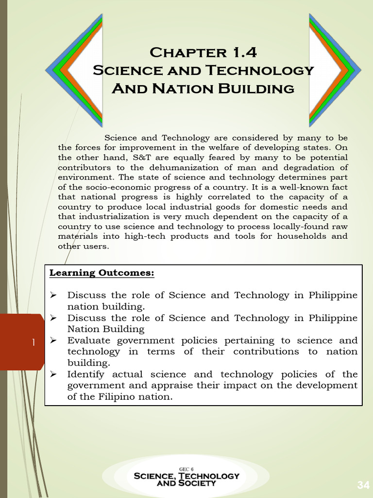 Nation Building Pdf Science Science Education