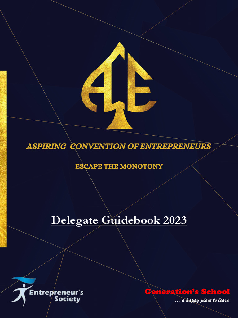 Ace Delegate Guidebook | PDF | Entrepreneurship | Advertising