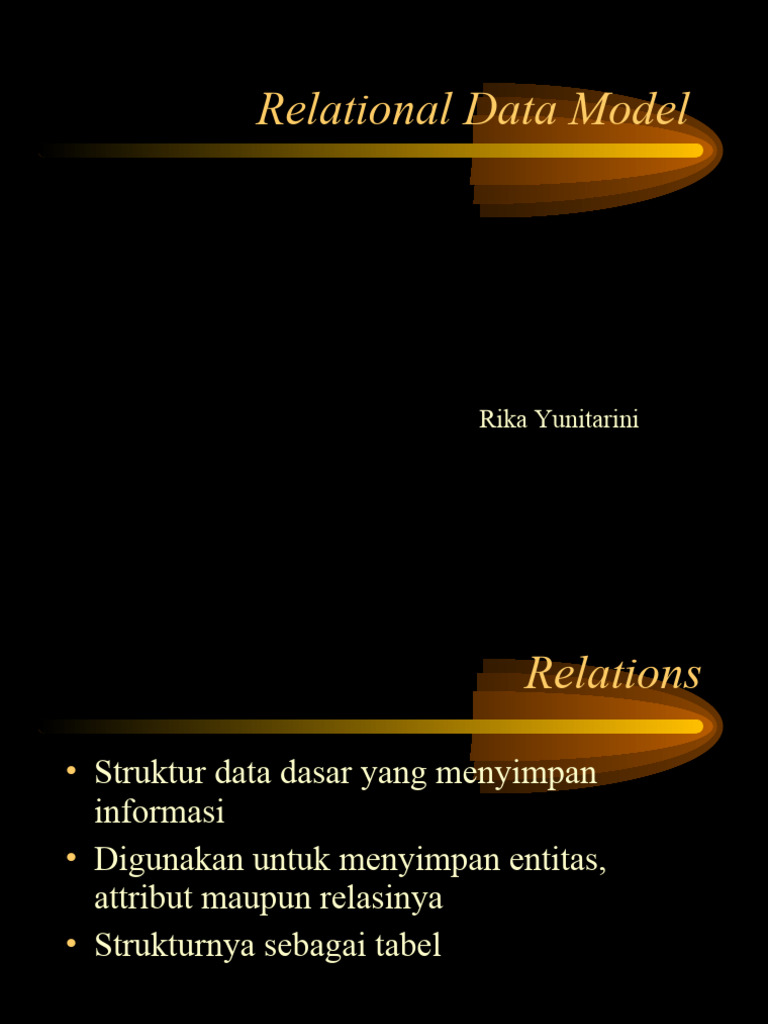 Relational Model | PDF