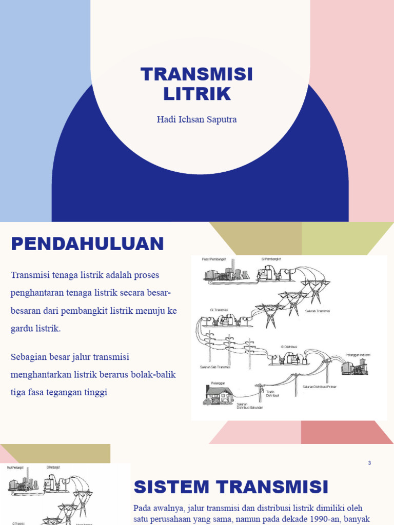 Hadi Ichsan Saputra - Transmisi Litrik | PDF | Teknologi & Rekayasa
