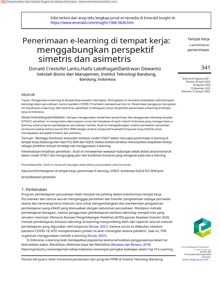 Jurnal 16 Workplace E-Learning Acceptance Combining Symmetrical and ...