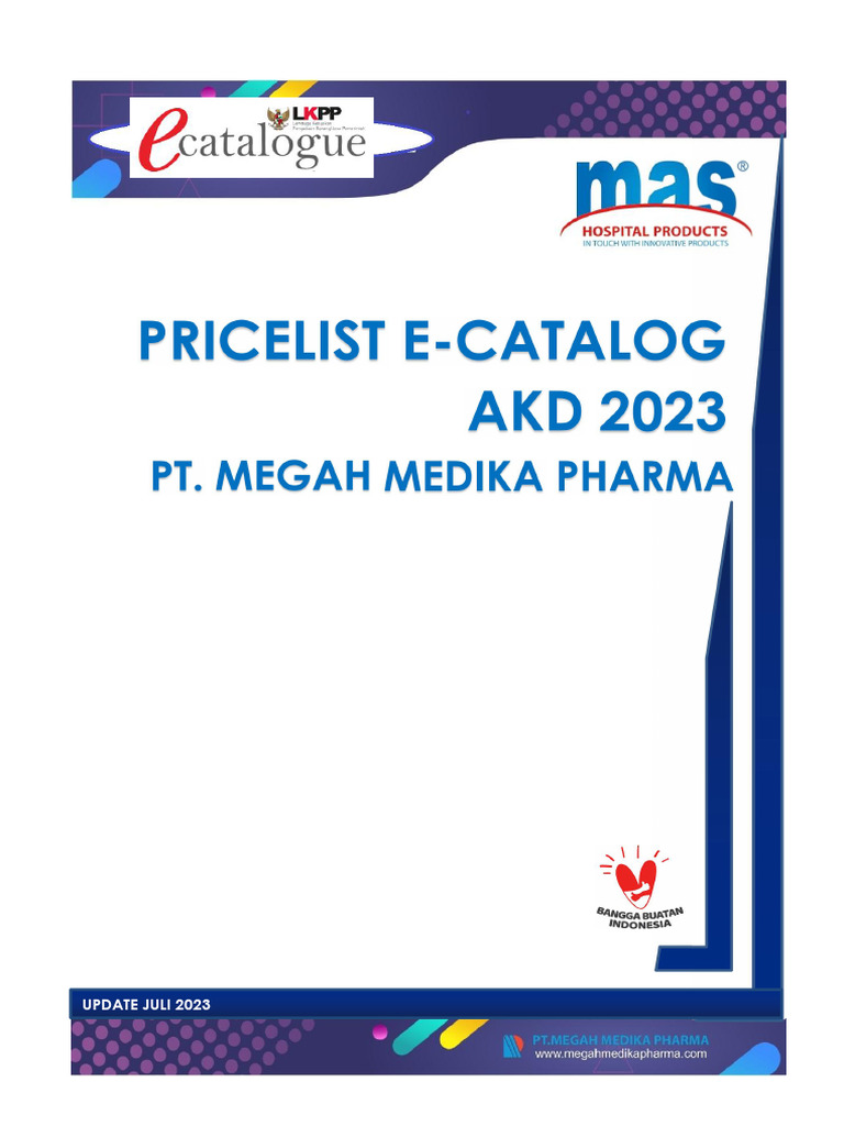 Pricelist E Catalog Akd 2023 Blm Ongkir Update Juli 2023 Pdf