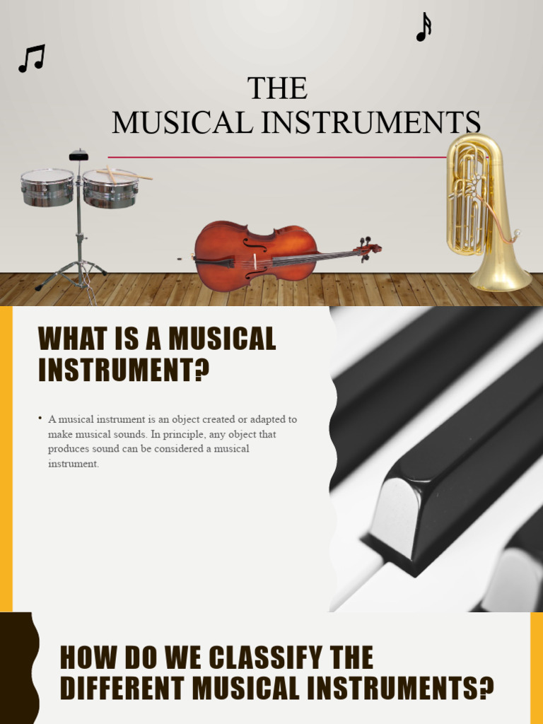 Musical Instruments Classification | PDF | String Instruments | Musical ...