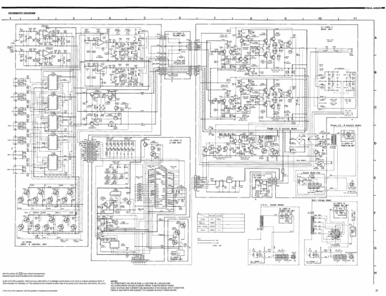 PMA-480R Schematic Diagram | PDF