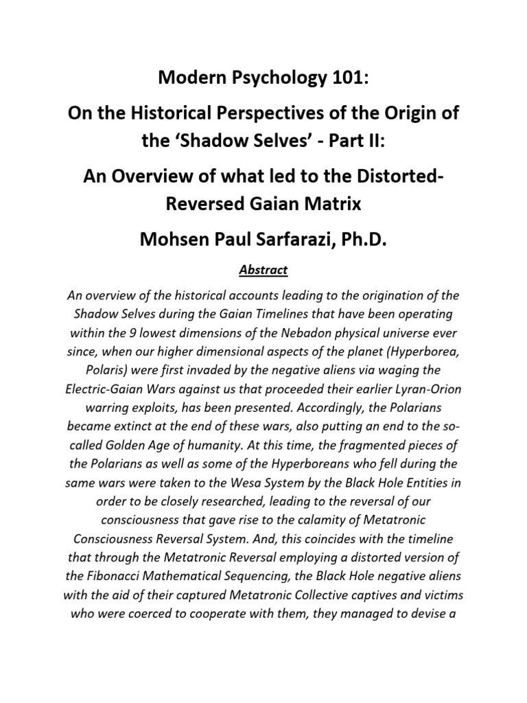 Distorted | PDF | Consciousness | Matter