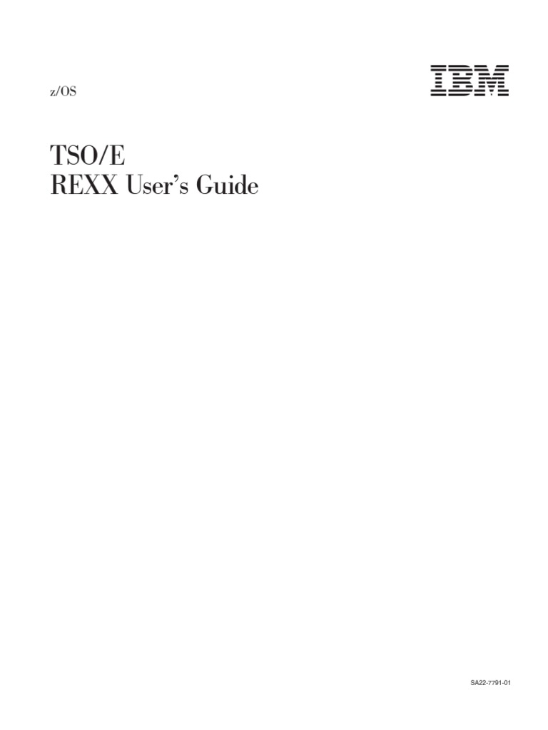 Rexx Red Book From IBM | PDF