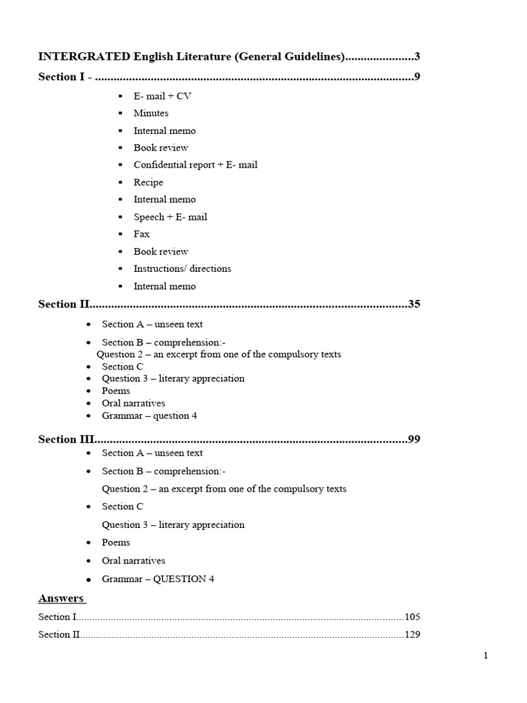 English Booklet 1 | PDF | Verb | Adjective