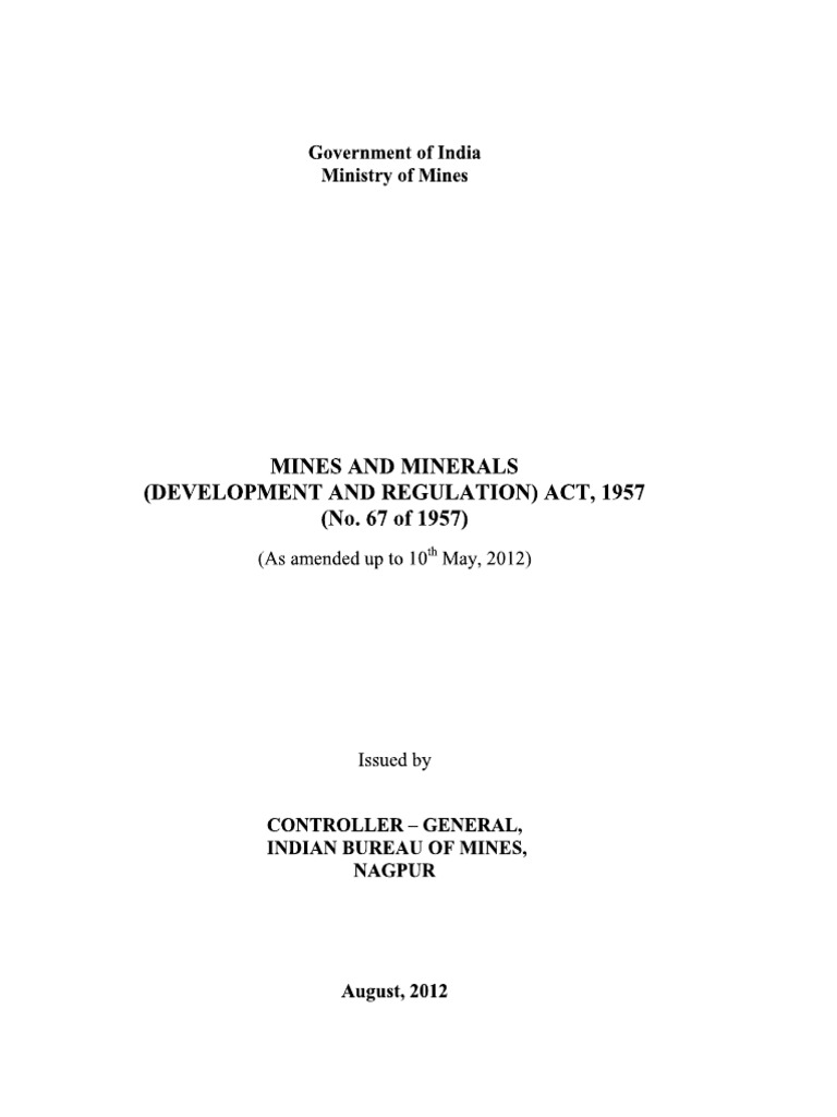 Mining Laws | PDF