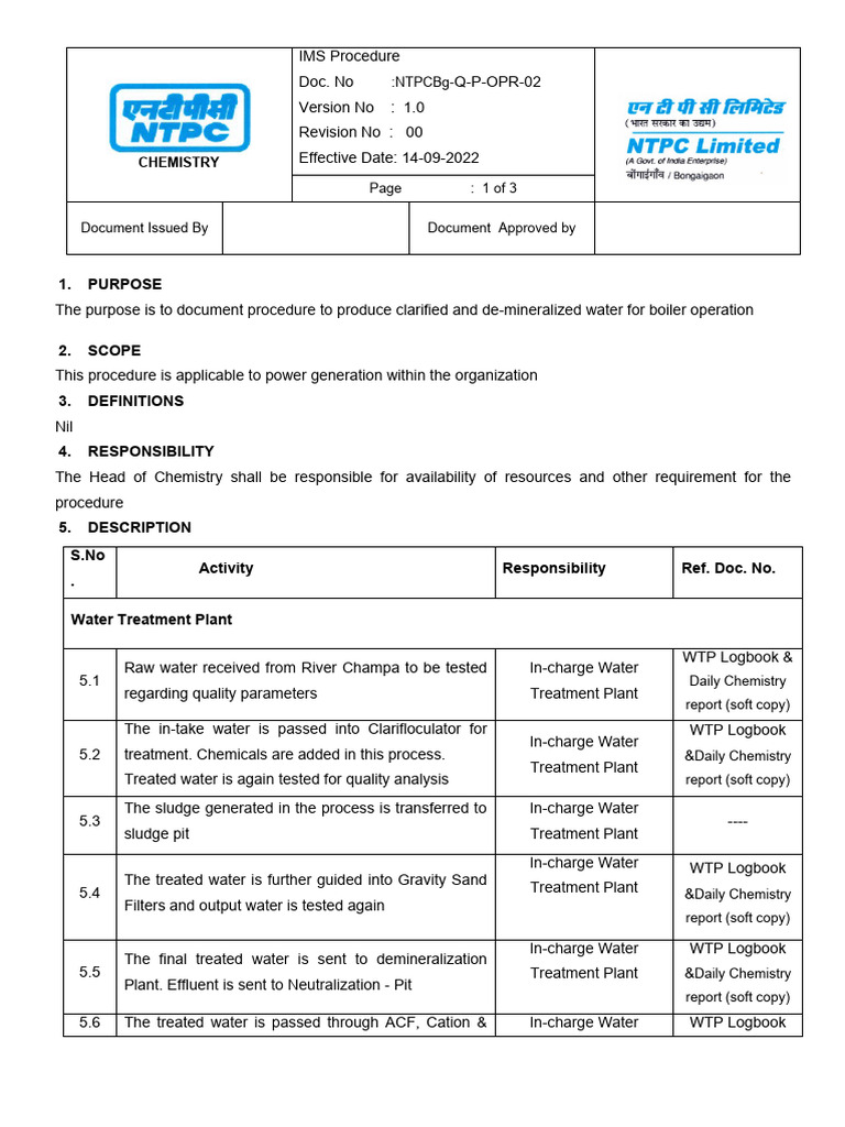OPR 02 Chemistry | Download Free PDF | Sewage Treatment | Waste