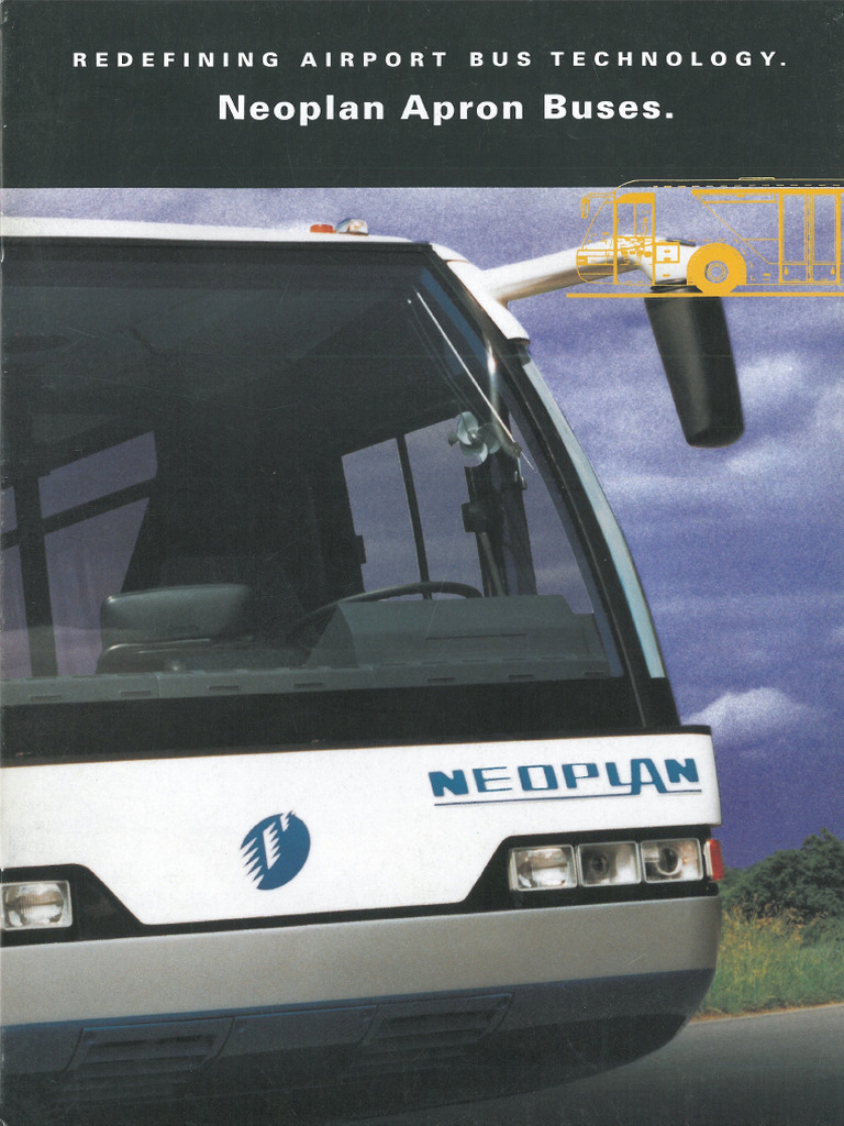 Neoplan Apron Buses: Redefining Airport Transit | PDF | Axle | Headlamp