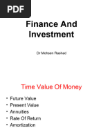 FM Formula Sheet | PDF | Net Present Value | Bond Duration