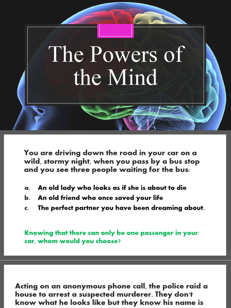 06 PerDev The Powers of The Mind | PDF | Neuron | Cerebellum
