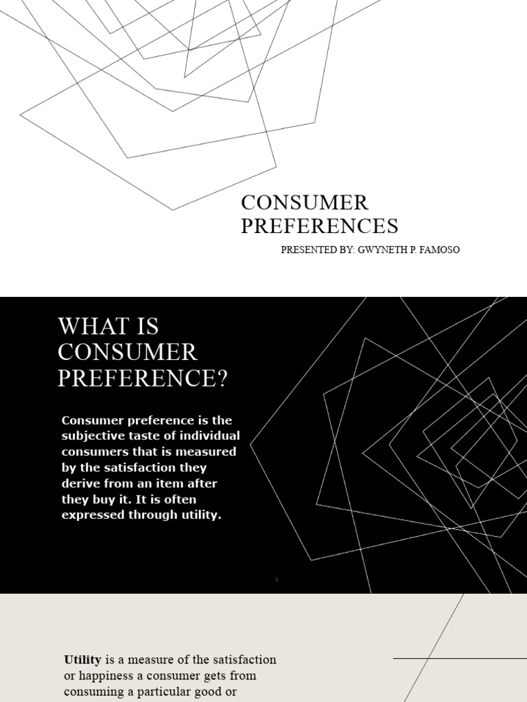 Consumer Preference | PDF | Utility | Consumer Behaviour