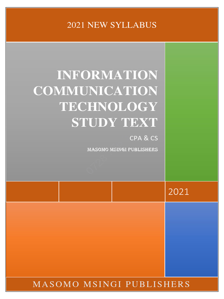 ICT Sample Notes | PDF | Microform | Information Technology