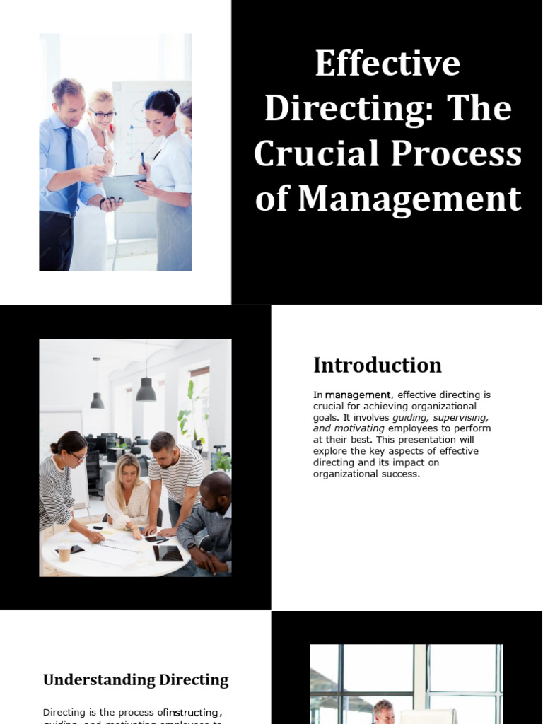 DIRECTING PPT Soumojit | PDF | Goal | Organizational Behavior