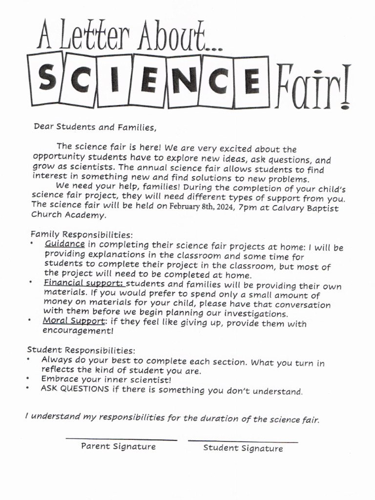 Science Fair Project | PDF