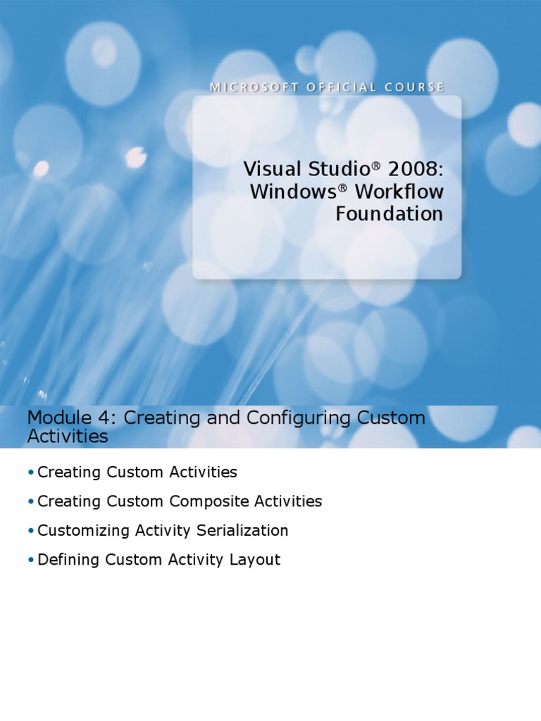 Visual Studio 2008: Windows Workflow Foundation | PDF | Class (Computer Programming) | Object ...