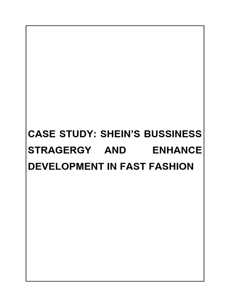 Essay Shien | PDF | Strategic Management | Fashion
