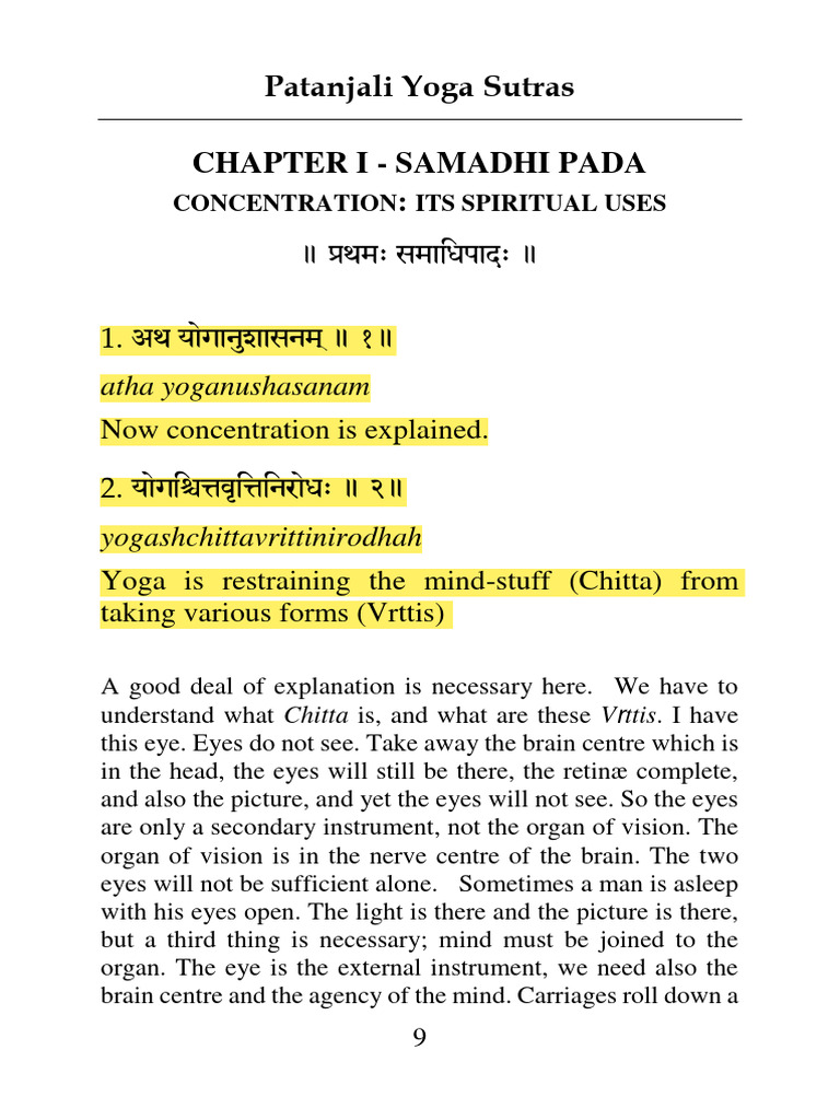 Understanding Patanjali's Yoga Sutras | PDF | Āstika | Indian Philosophy