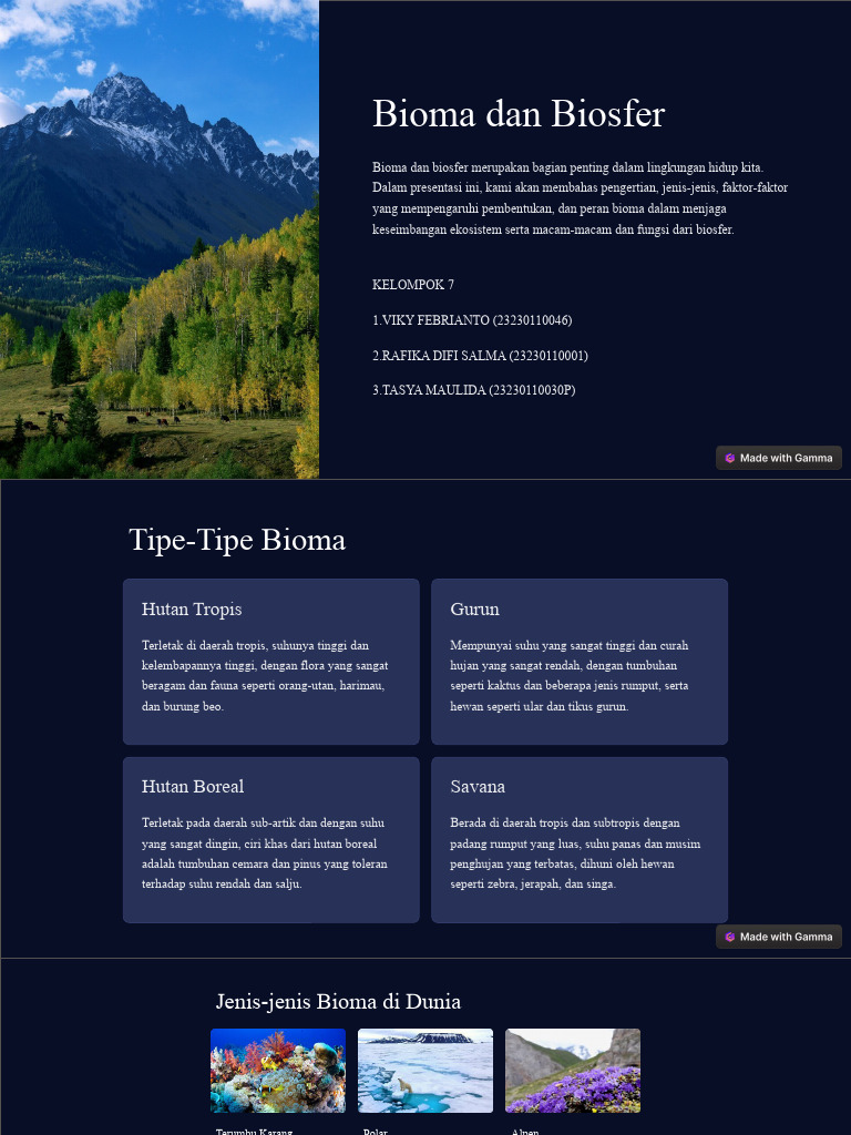 Bioma Dan Biosfer 2 | PDF