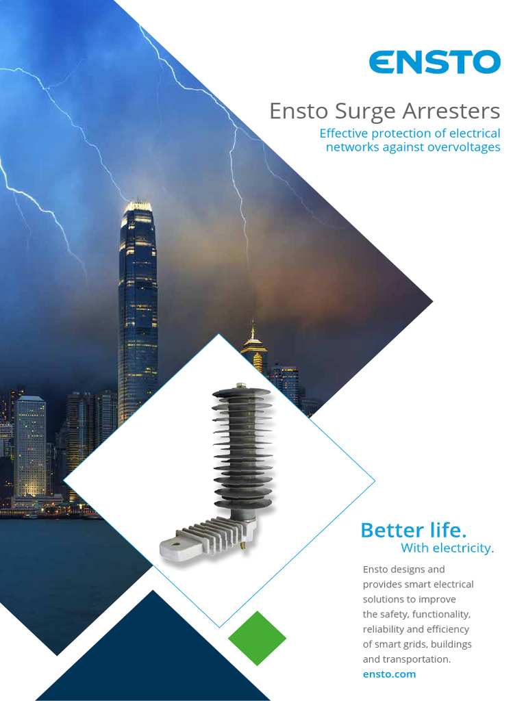Datasheet ENSTO HD18T 255572 | PDF | Insulator (Electricity) | Electricity
