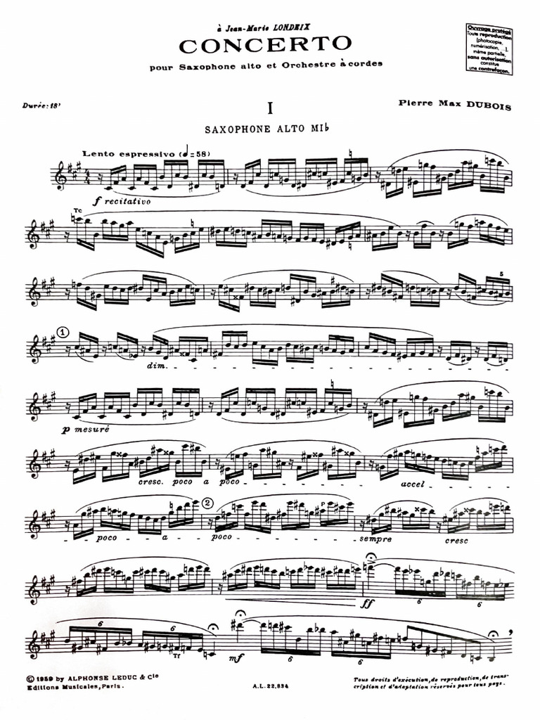 Concerto Pierre Max Dubois | PDF
