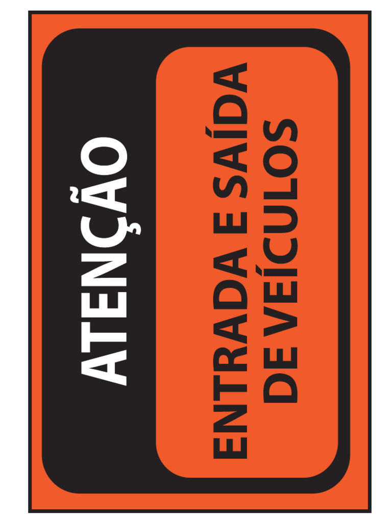 2 - Placa - Entrada e Saida de Veiculos | PDF