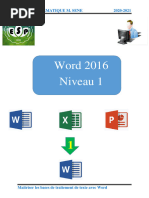 Cours Bureautique : Word, Excel, PowerPoint | PDF | Microsoft Word ...