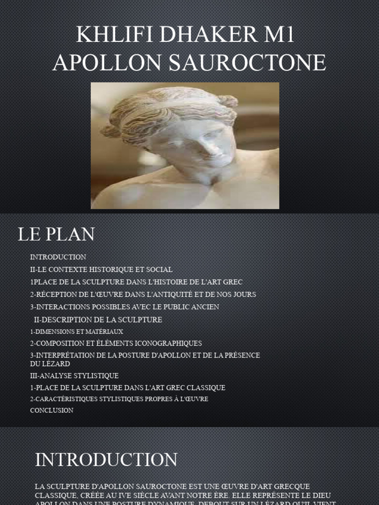 Apollon Sauroctone : Art et Symbolisme | PDF | Grèce ancienne | Apollon