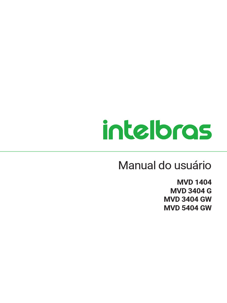 Manual DVR Veicular Intelbras MVD | PDF | Rede de computadores ...